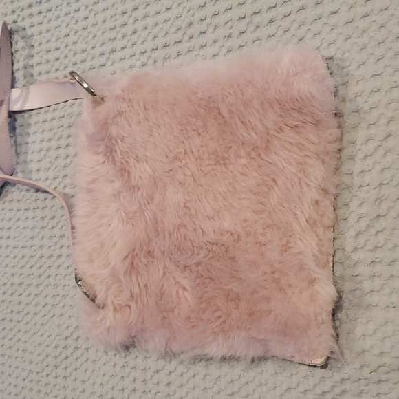 UGG | Bags | Rare Ugg Australia Pink Suede Shearling Leather Crossbody ...